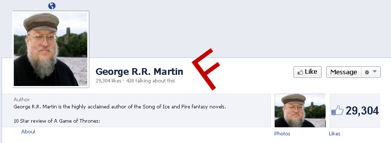 5 Famous Authors on Facebook… Let’s See if it’s Useful